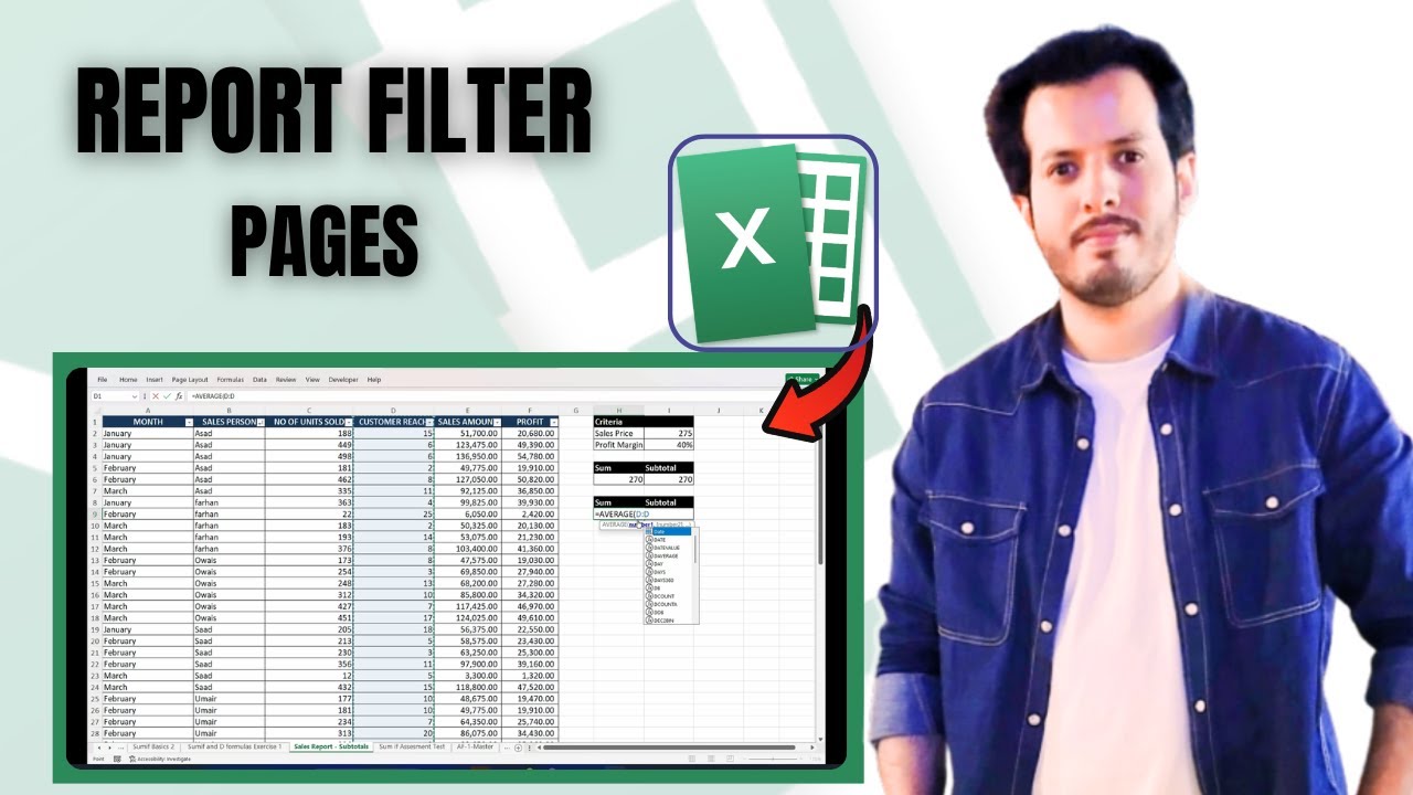Create Multiple Pivot Table Reports with Show Report Filter Pages ...