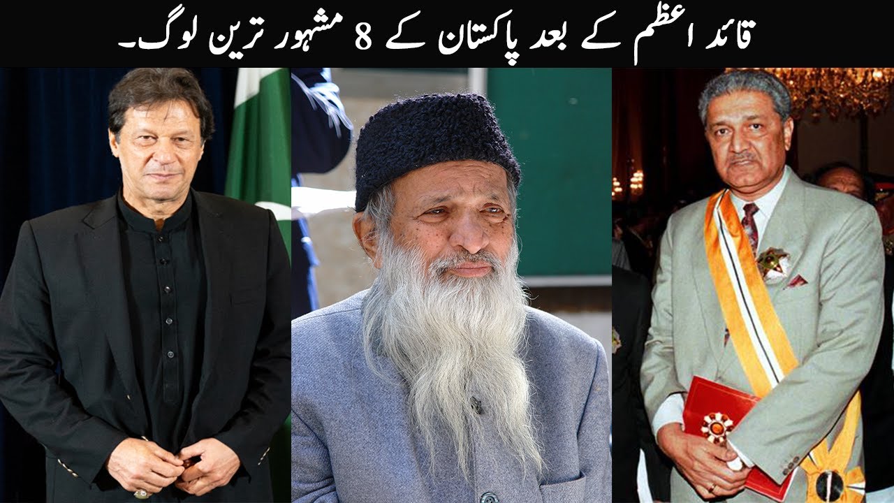 8 Most Famous People In Pakistan | TOP X TV - YouTube