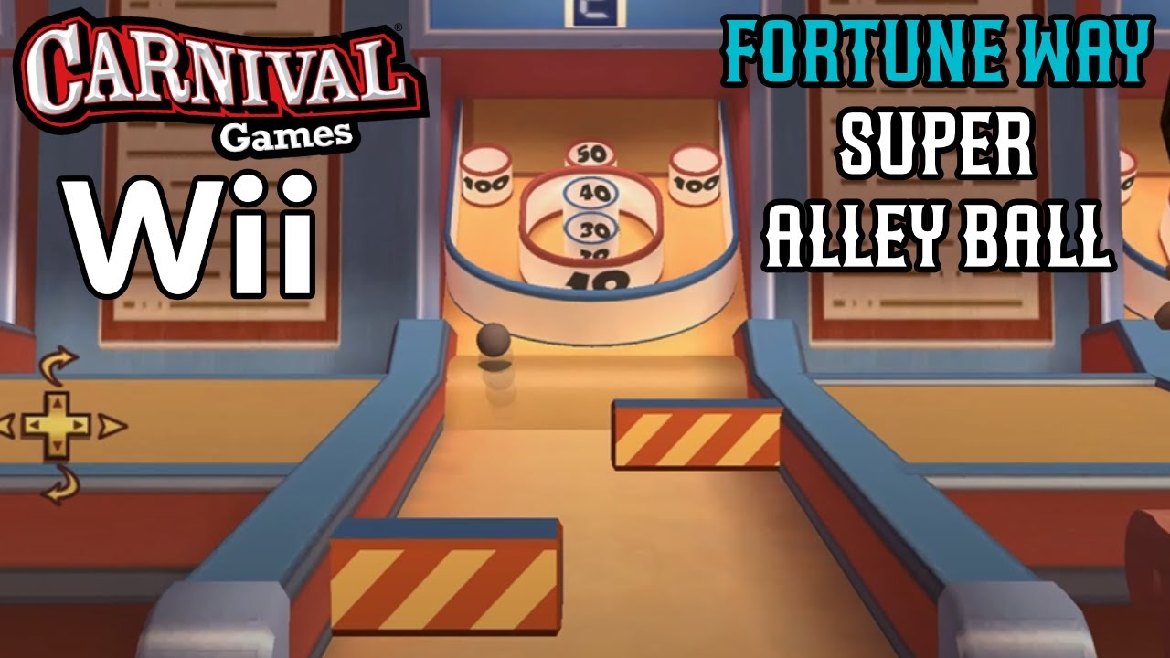 Carnival Games (Wii) - Super Alley Ball High Score [Fortune Way] - YouTube
