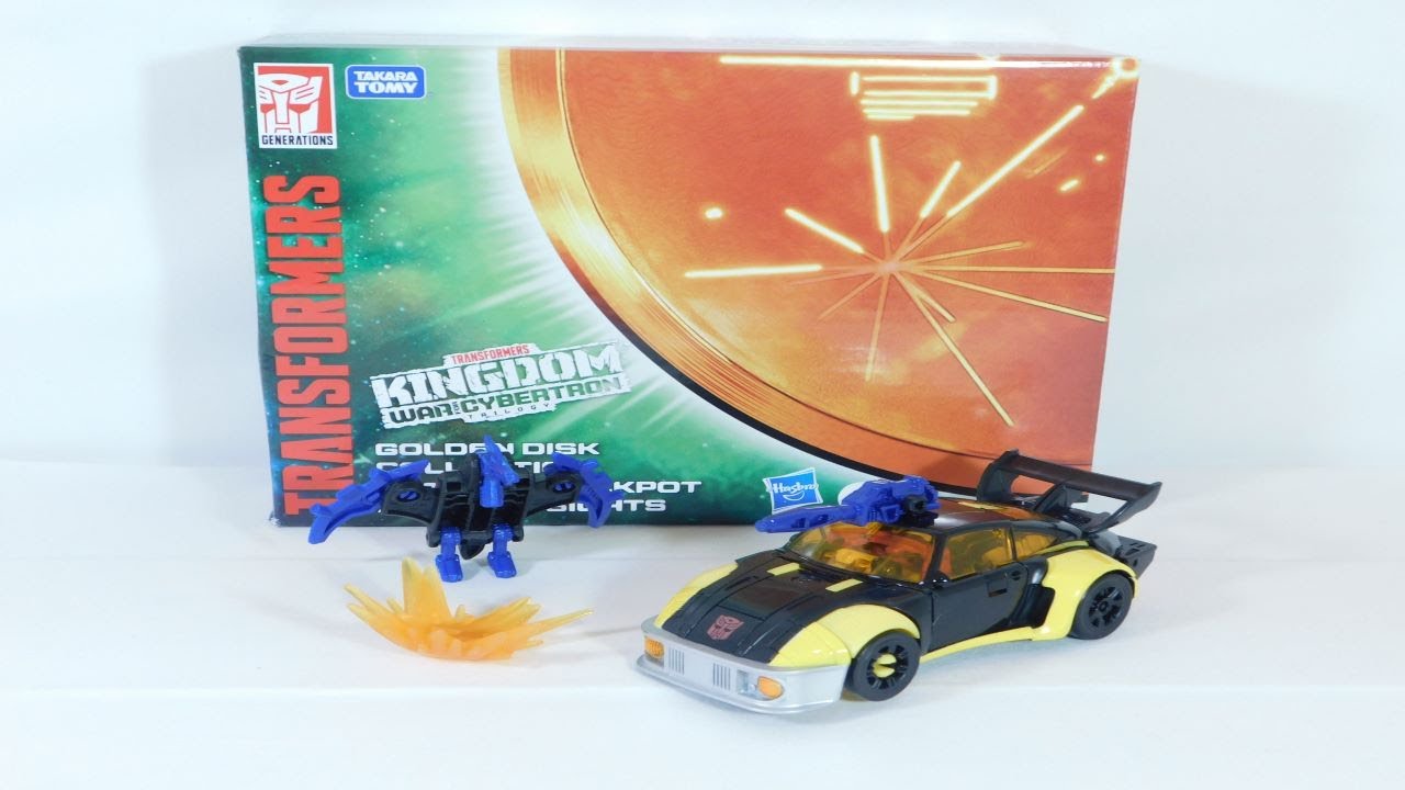 Transformers Golden Disk Collection Jackpot & Sights Unboxing - YouTube