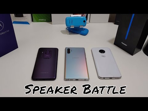 Motorola One Zoom vs Galaxy Note 10 Plus vs Moto G7 Speaker Battle