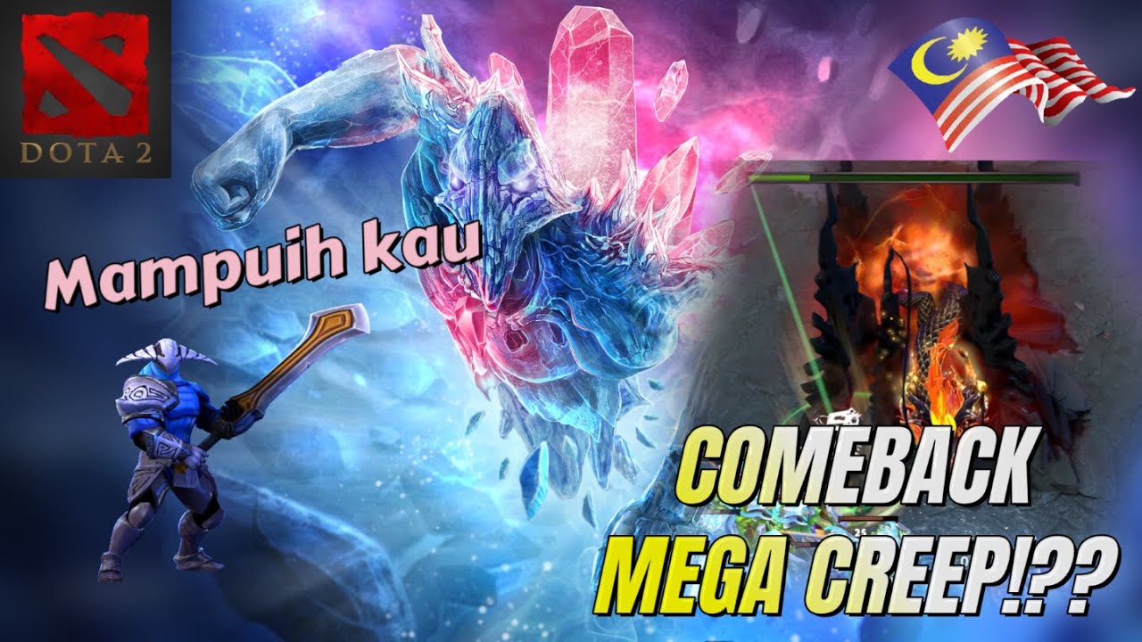 Dota 2 (Malaysia) || Ancient Apparition || - MEGA CREEP COMEBACK ...