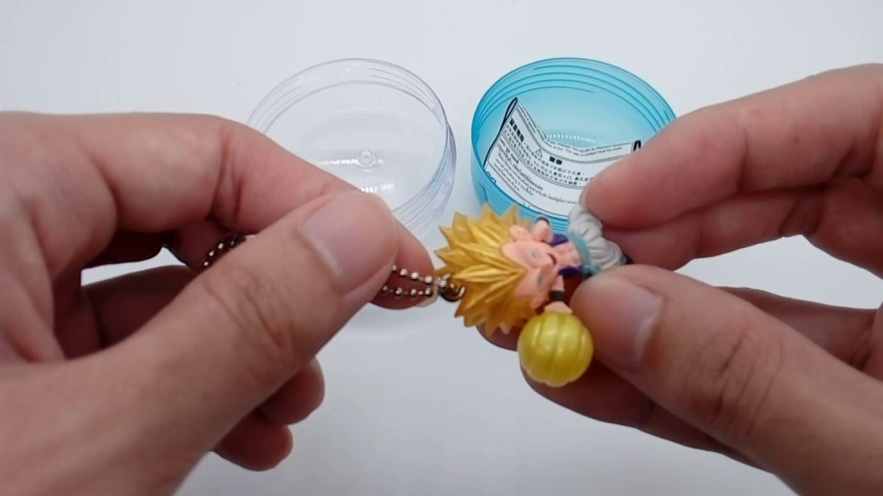 DBZ Gotenks Super Saiyan 3 Charging Ultra Buu Buu Volleyball Keychain ...