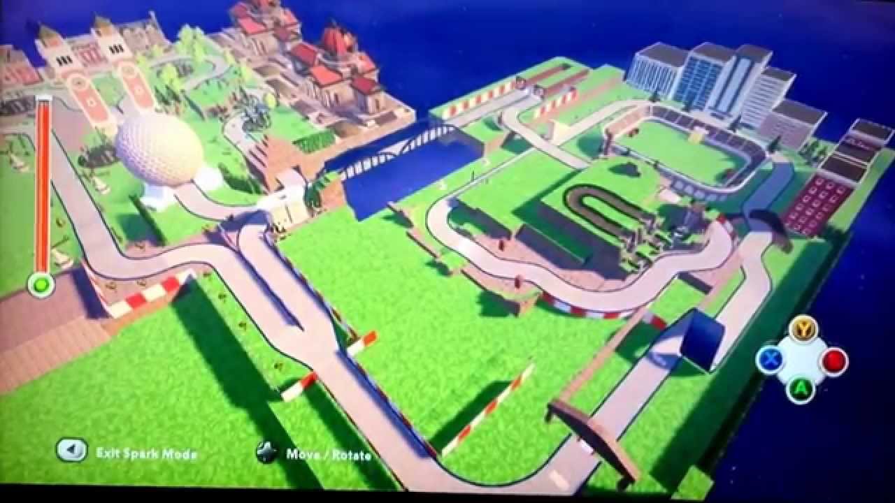 Disney infinity toy box creations. My first race track - YouTube