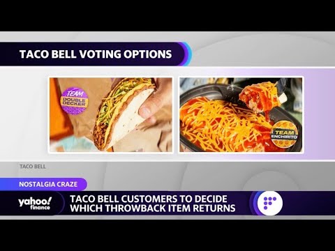 Taco Bell rewards members vote on return of throwback item - YouTube