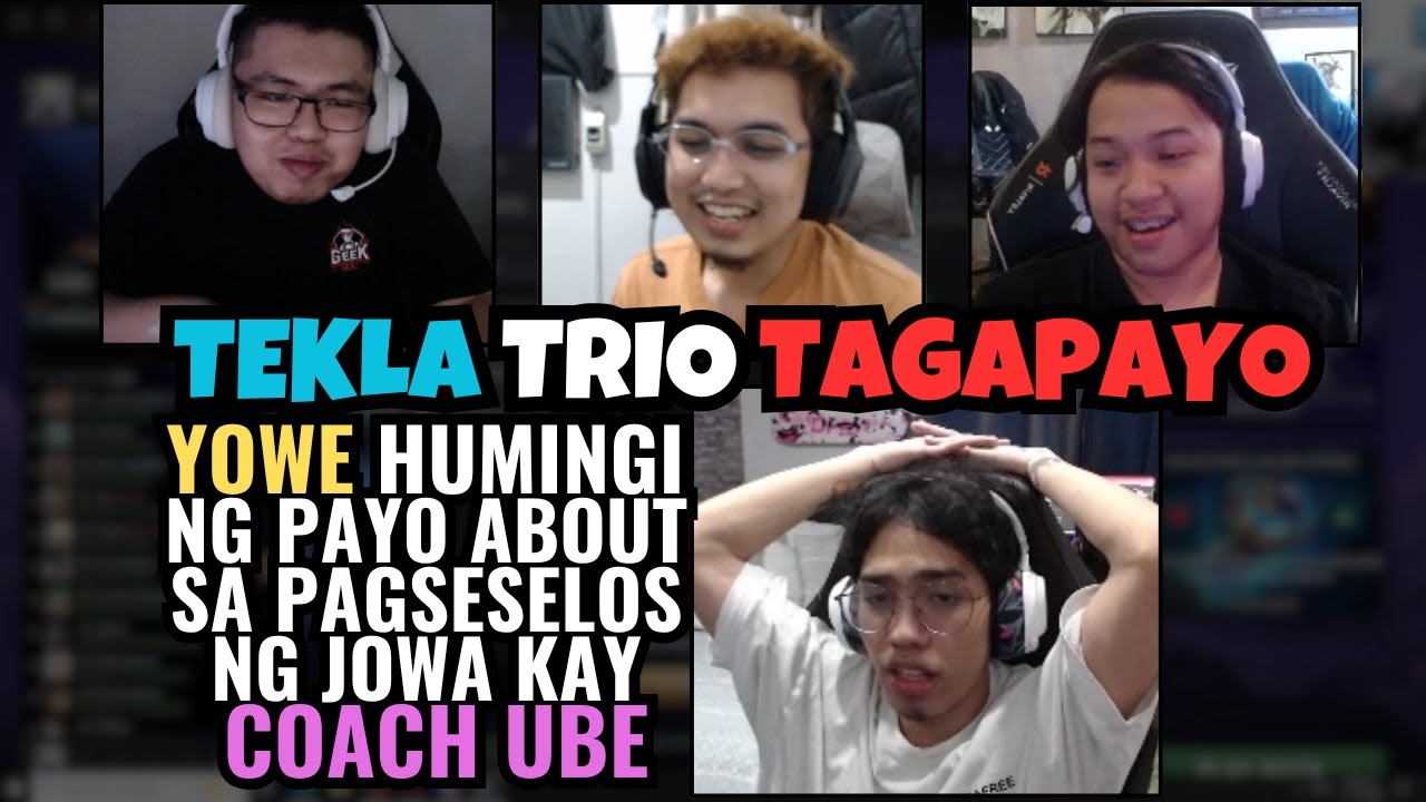 TEKLA TRIO TAGAPAYO, YOWE HUMINGI NG PAYO DAHIL SA PAGSESELOS NG JOWA ...