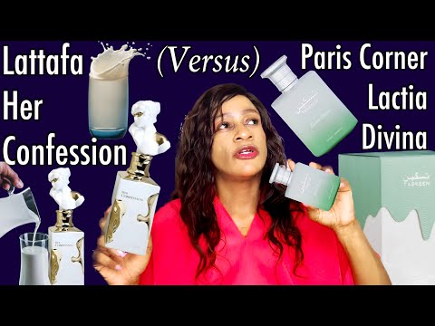 Paris Corner Lactia Divina Versus Lattafa Her Confession | Clone Wars