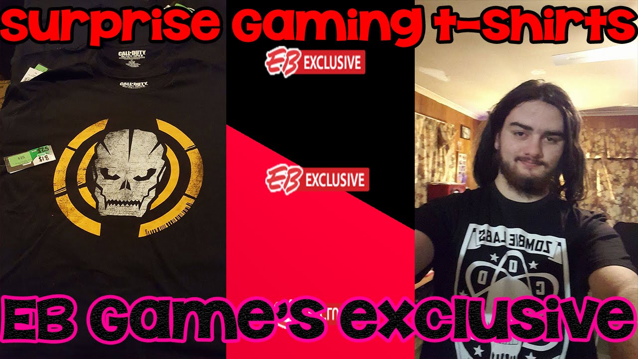 Surprise Gaming t-shirts EB Game's exclusive - YouTube