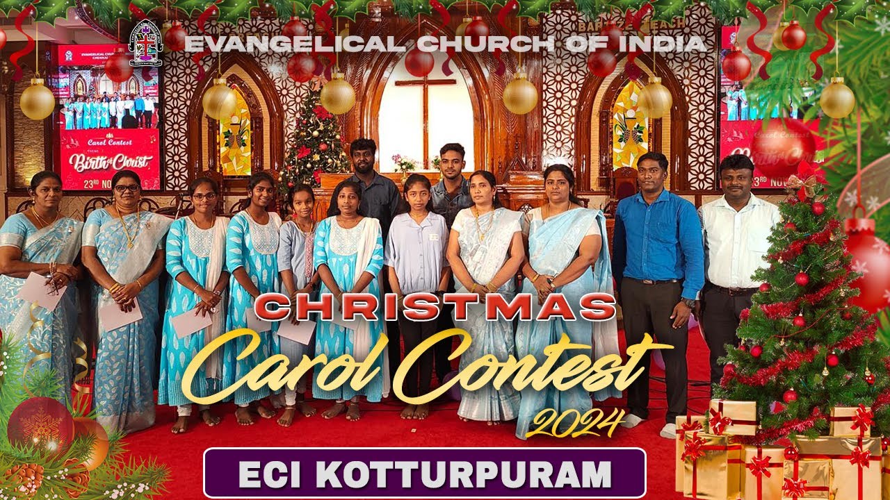 Christmas Carol Contest | ECI Kotturpuram | 23 Nov 2024 | ECI Chennai ...