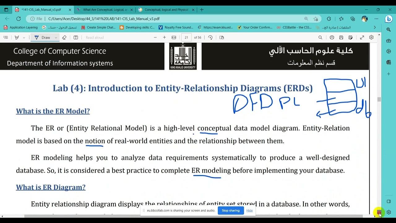 Lab 4 Introduction to Entity Relationship Diagrams ERDs - YouTube