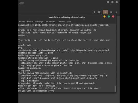 2 - install and configure mysqli, php - YouTube