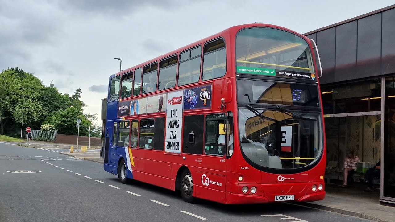 🚍*Beautiful Gearbox* Go North East 6903 LX06 EBC Volvo B7 Gemini on ...