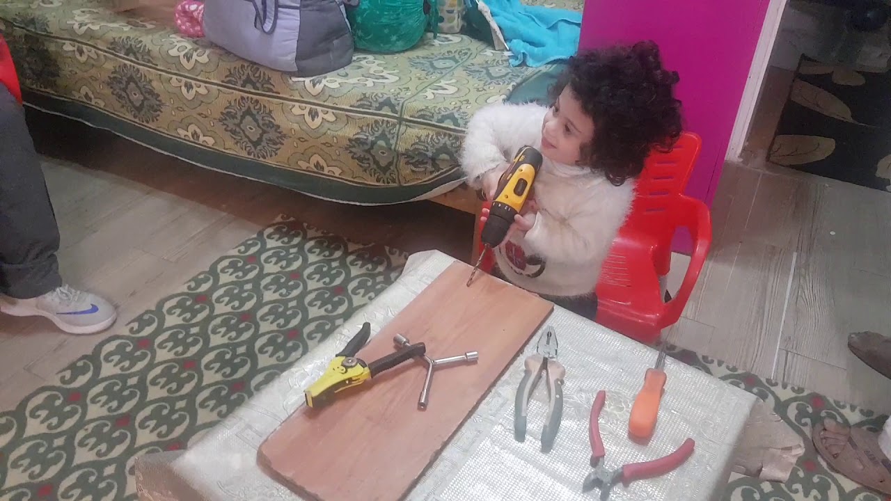 kids drilling machine - YouTube