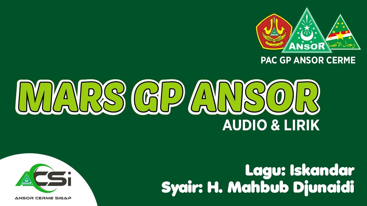 MARS GP ANSOR | VIDEO : AUDIO & LIRIK - YouTube