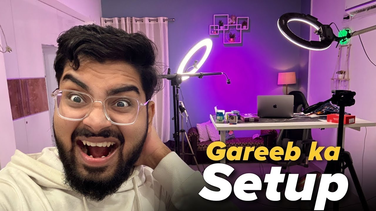 Behind the scenes of my YouTube studio setup: Setup Tour Vlog 🔥 - YouTube