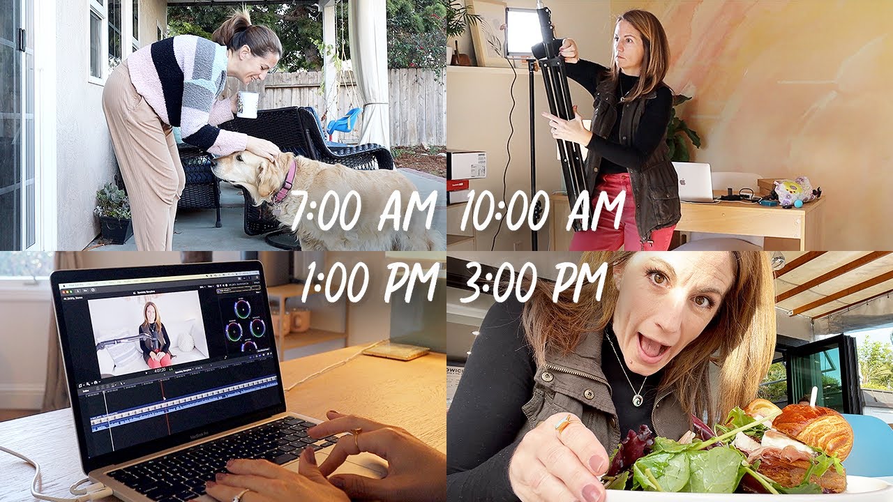 A Day in my Life as a Private Practice Content Creator - YouTube