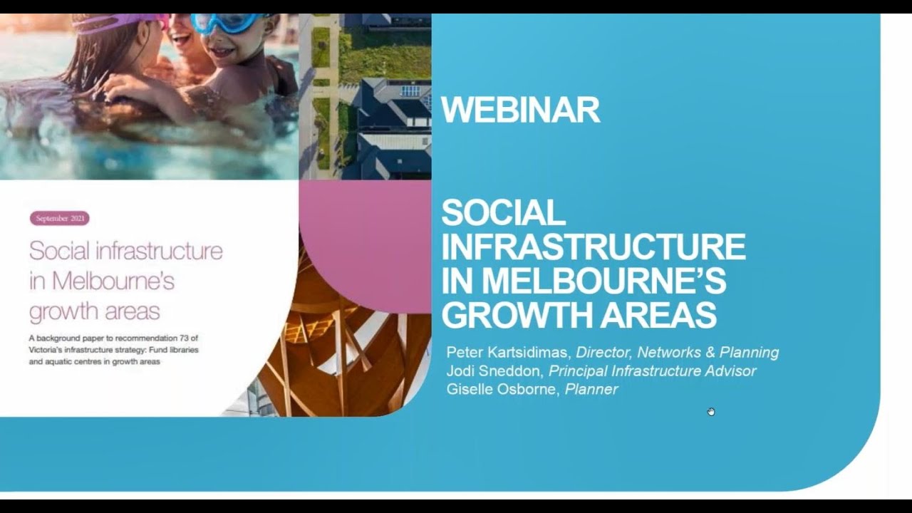 Social infrastructure for Melbourne's growth areas - YouTube