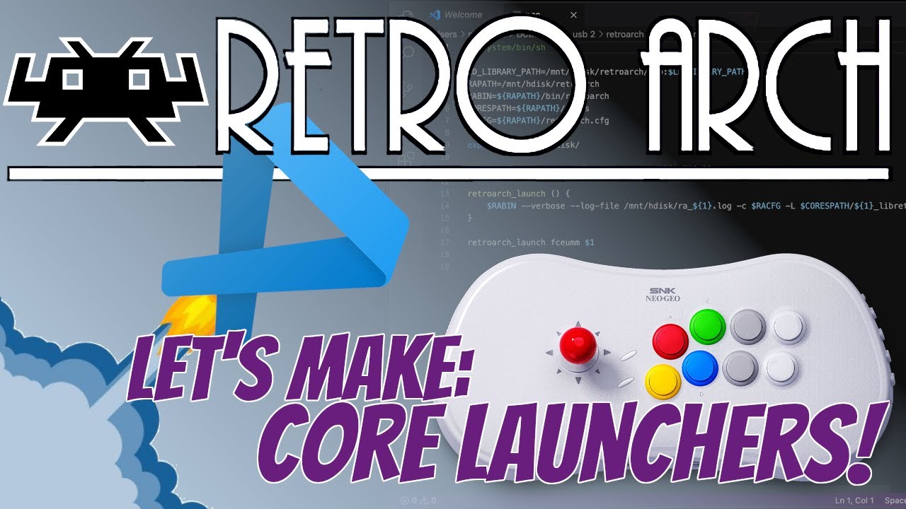 RetroArch for Arcade Stick Pro! Creating Core Launchers! - YouTube