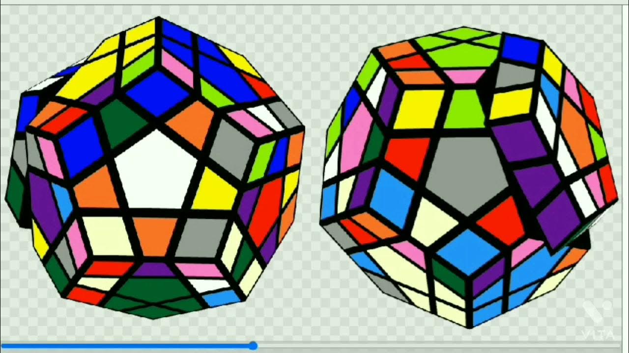 Megaminx 12 star pattern - YouTube