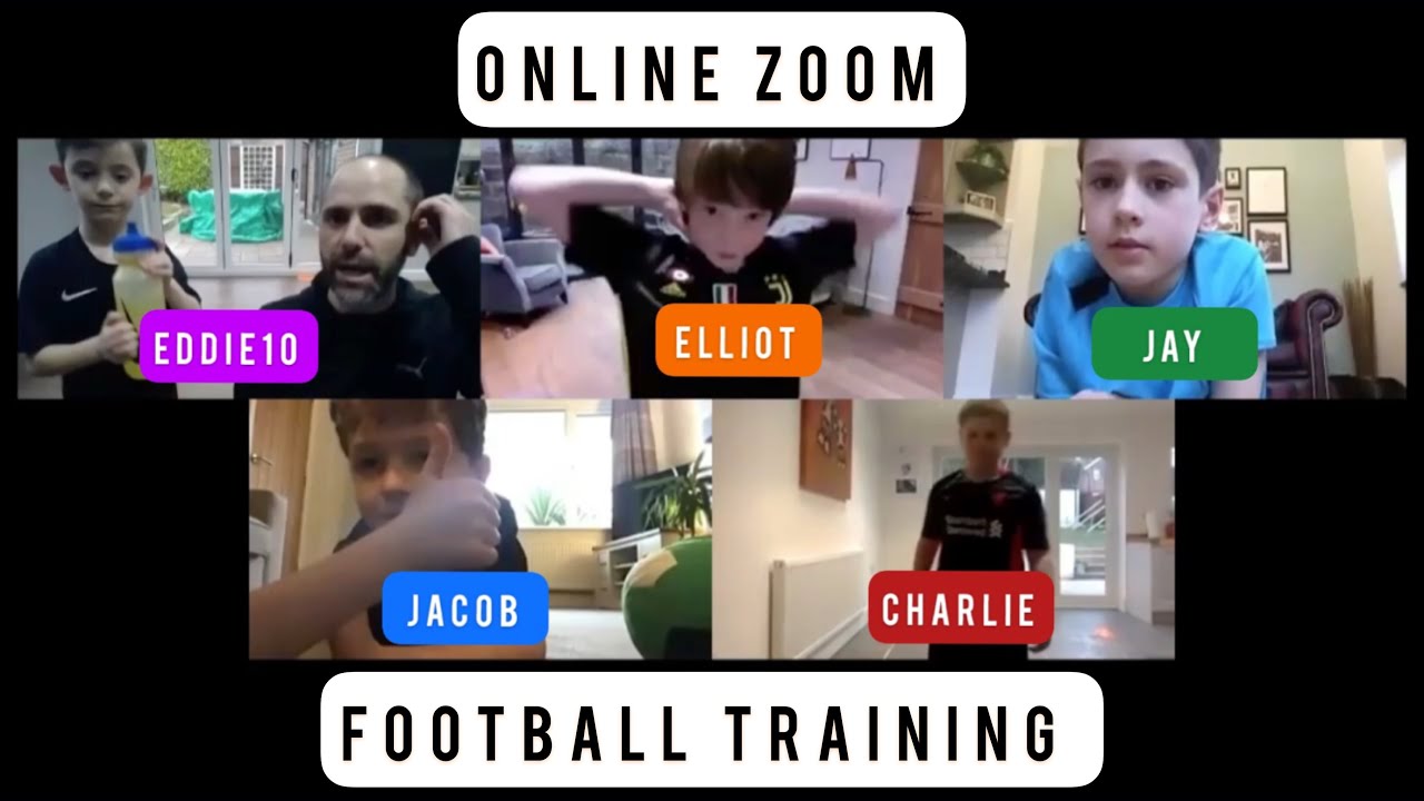 Full Online Zoom Football Training Session at home ! Football Coaching ...