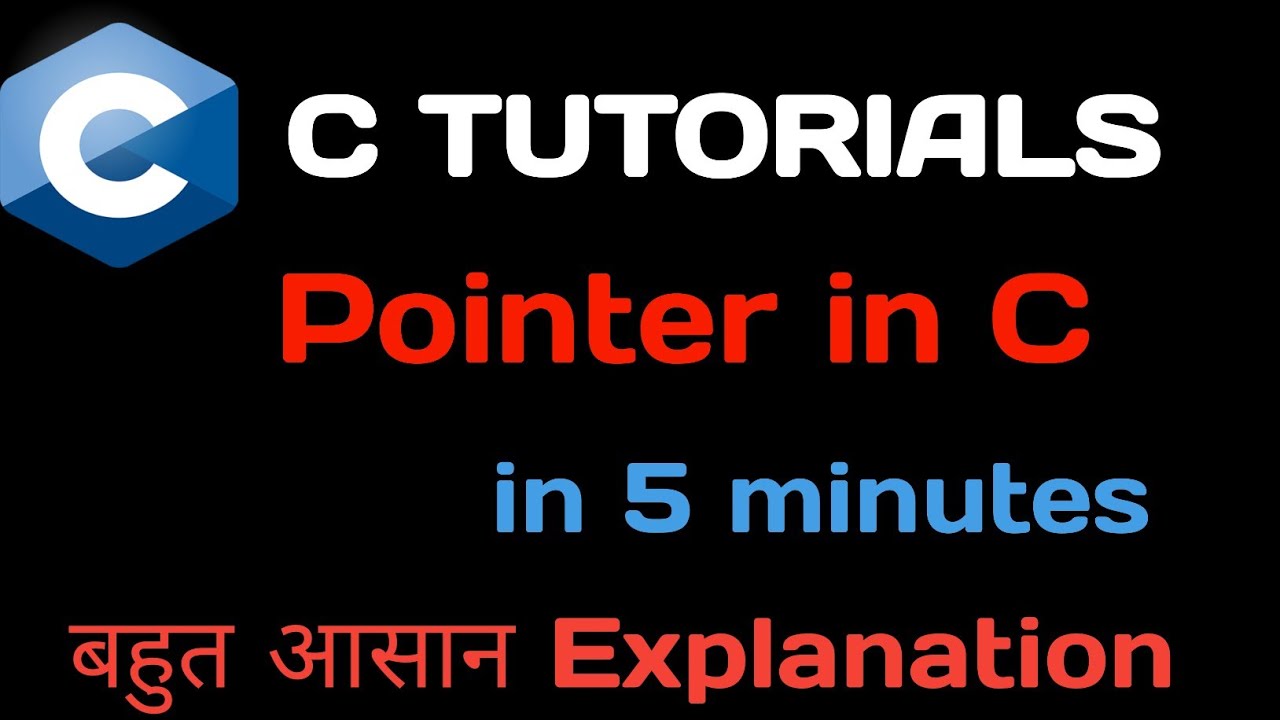 Pointer in C programming | pointer examples in c - YouTube