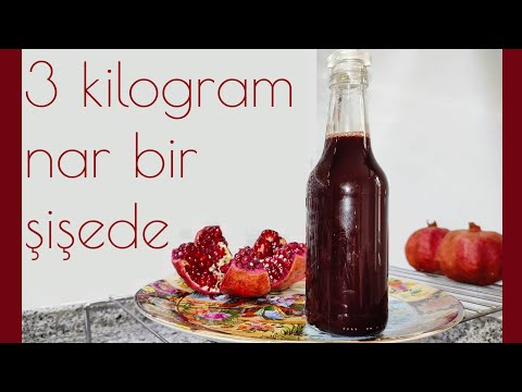 NAR EKŞİSİ: NAR MEVSİMİ GELDİYSE HEMEN NAR EKŞİSİ YAPALIM | HİÇBİR KATKI MADDESİ KULLANMADAN % DOĞAL