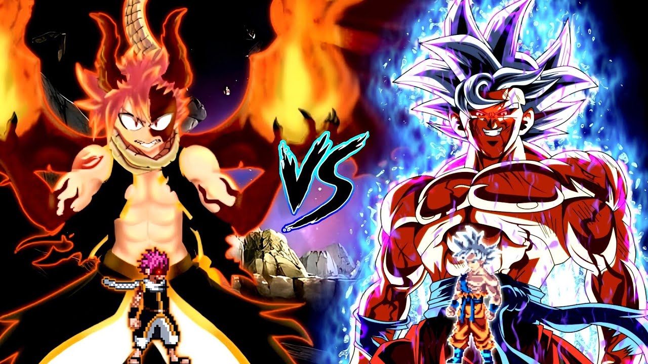 Natsu Dragneel (Inseph) (New) VS Goku DBS V3.5 (all form) in Jump Force ...