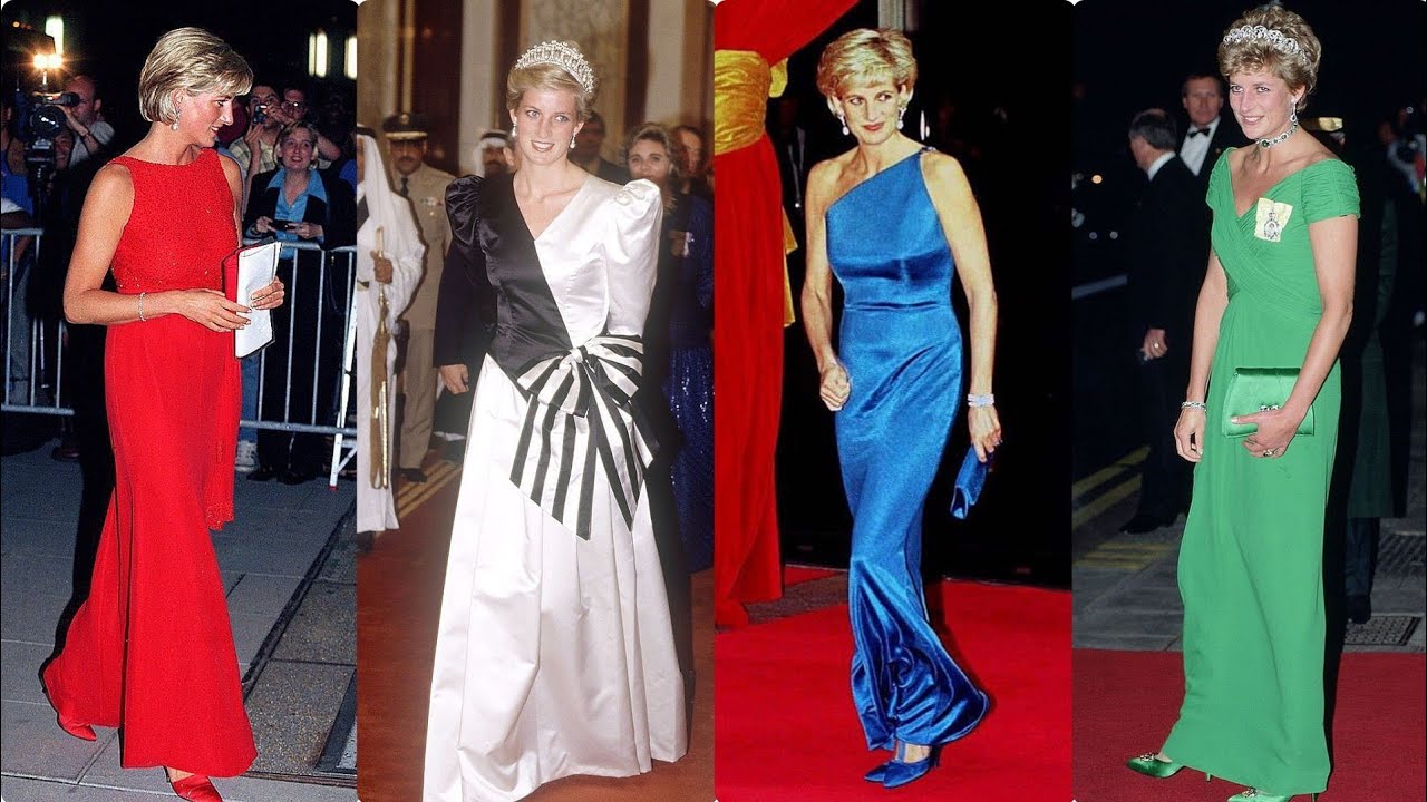 Most Popular Princess Diana's Maxi Dresses Royal Family Princess Diana ...