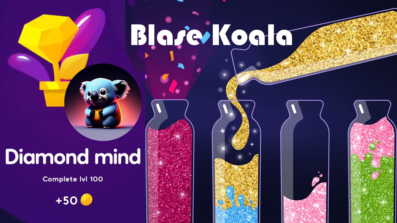 Get Color - Water Sort Puzzle Level 76-100 Diamond mind. - YouTube