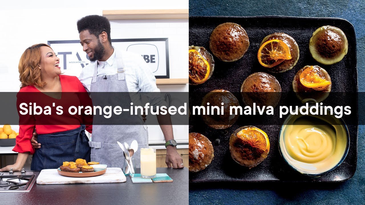 Siba's orange-infused mini malva puddings | Woolworths TASTE Magazine ...