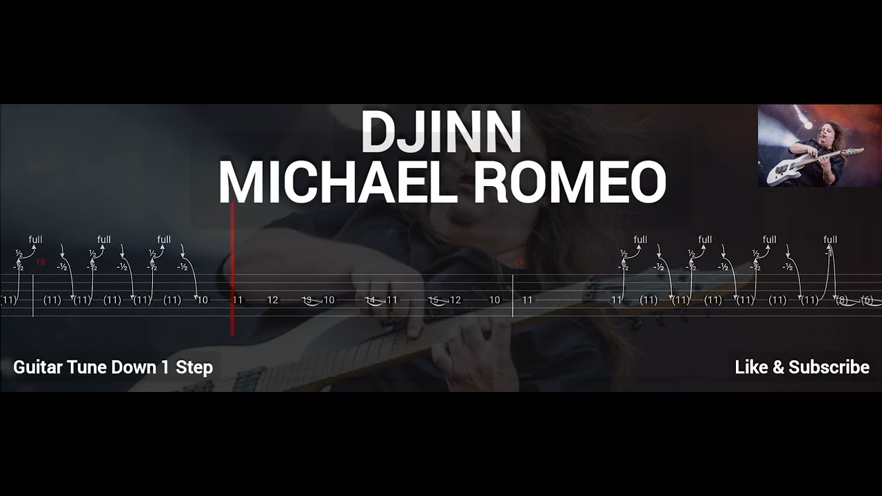 MICHAEL ROMEO - DJINN ( TAB GUITAR ) - YouTube