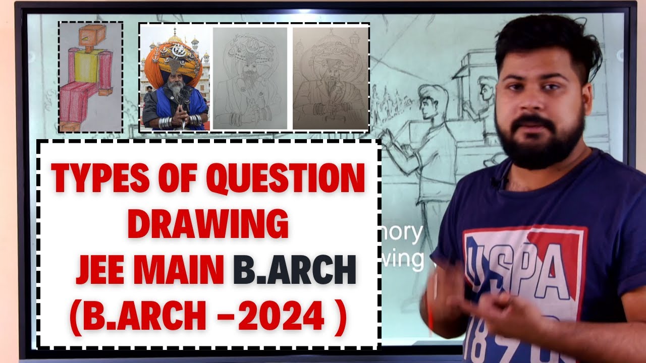 TYPES OF QUESTION DRAWING JEE MAIN B.ARCH (b.arch -2024 )#jeemainbarch ...