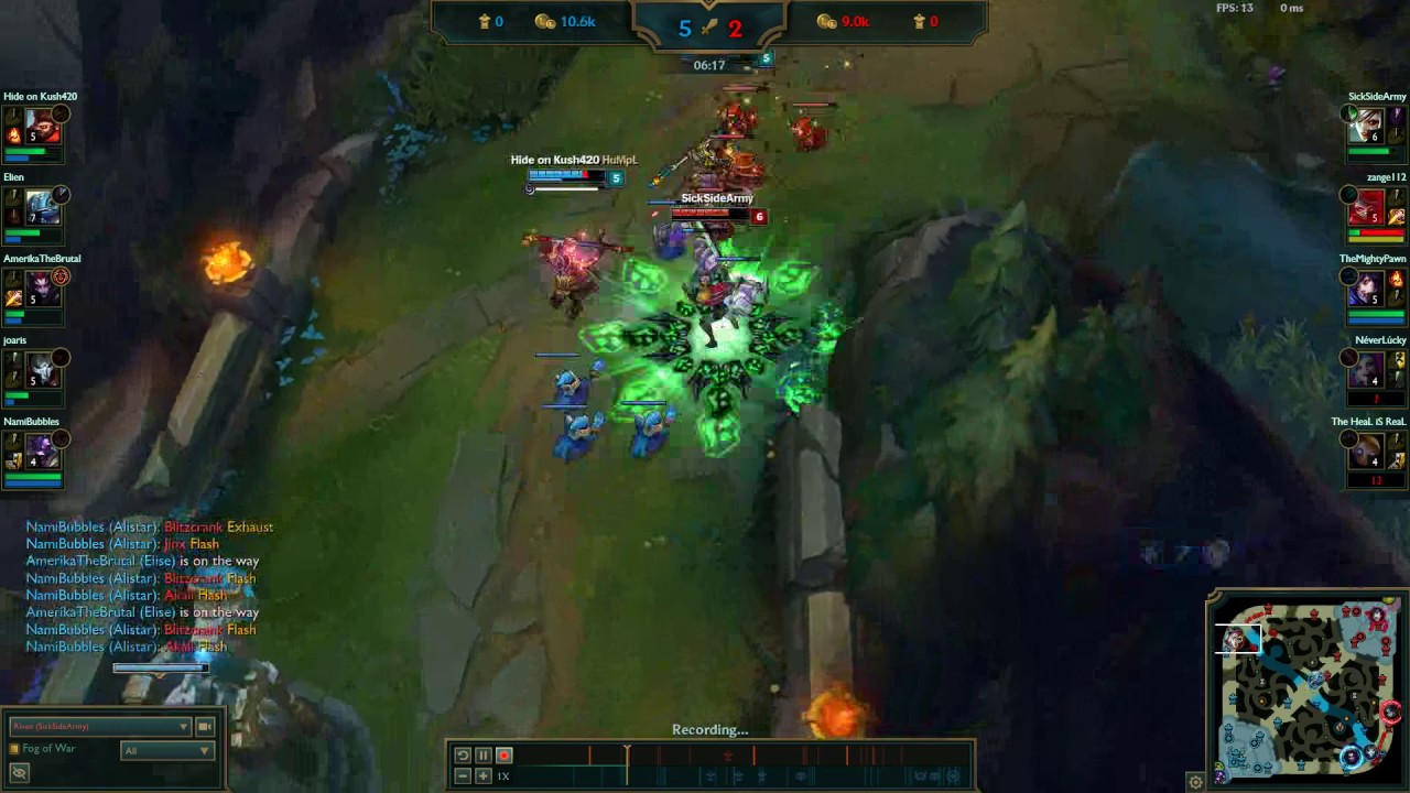 League of legends (riven play) - YouTube