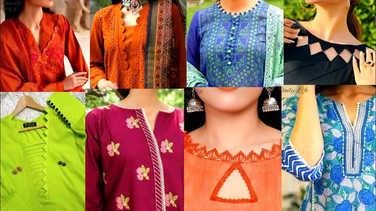 New Neck Design। Beautiful Neck design | Stylish Gola Designs 2024 ...