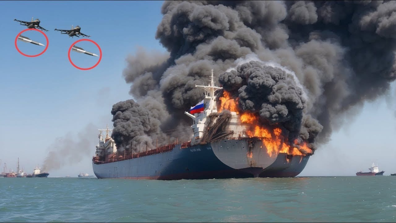 TODAY'S TRAGEDY! cargo ship carrying secret Russian ammunition ...