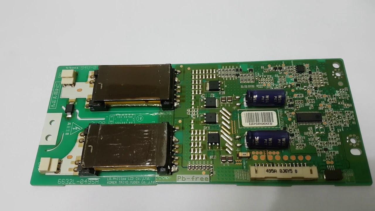 高壓板 6632L 0495A KLS EE32TKH12 ReV1 1 LC320WXN 0 - YouTube