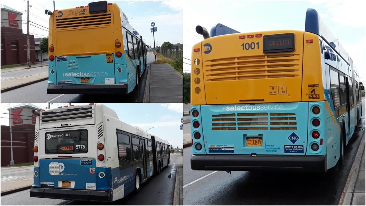 MTA: NovaBus LFSA's [5481]/[5775]|New Flyer XN60 [1001] Bx12 SBS - YouTube