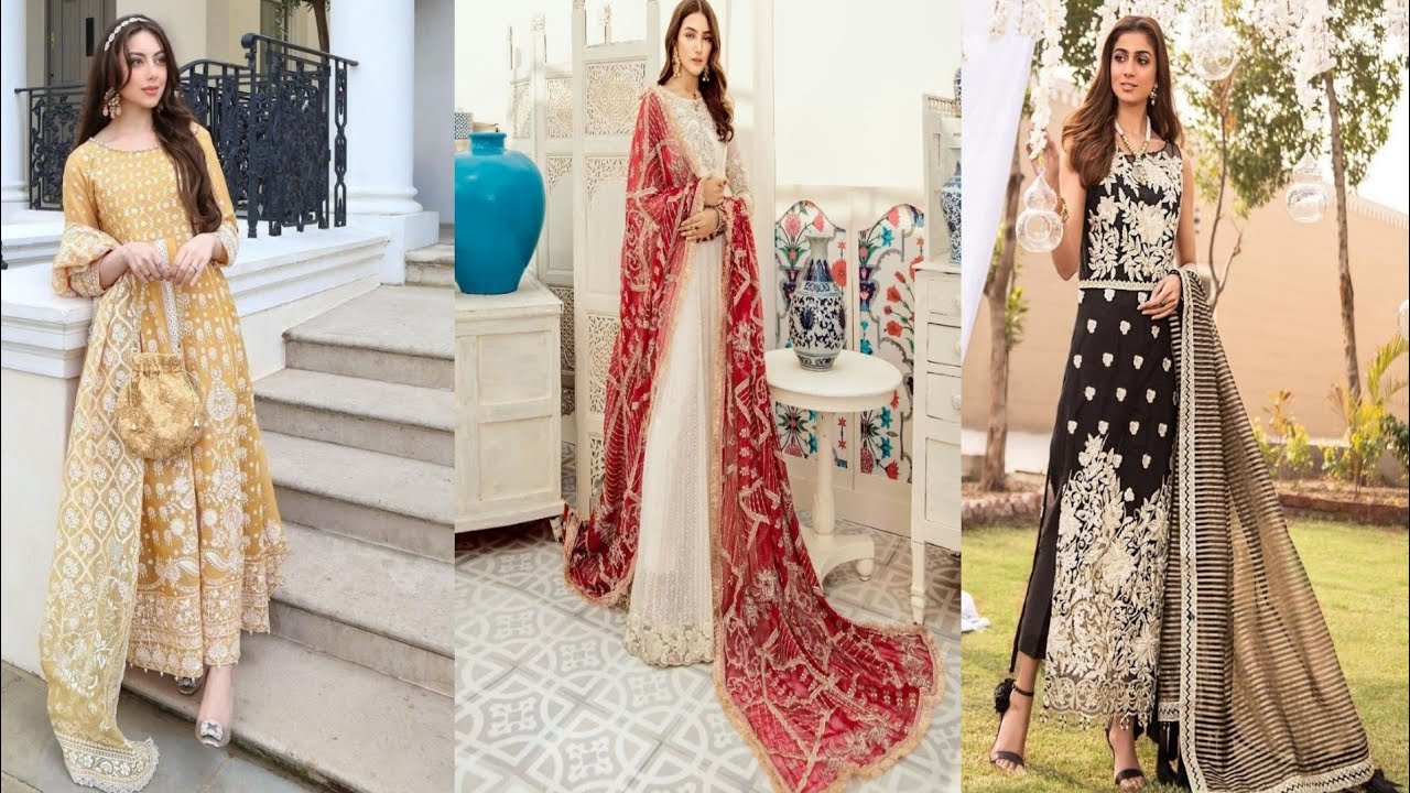 Party Wear || Lawn And Other Party Wear || Summer Dress Designs - YouTube