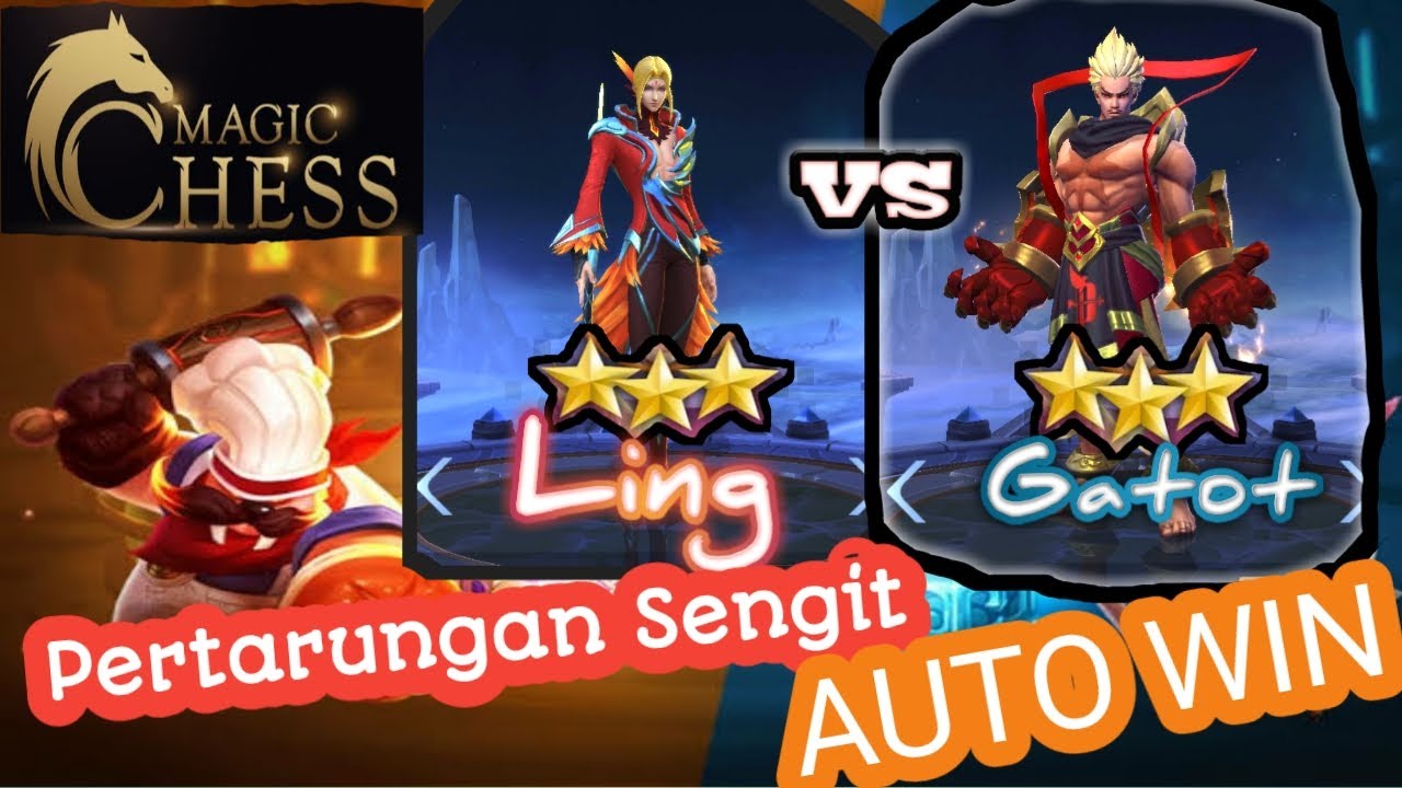 COMBO TERKUAT MAGIC CHESS 2020 | DAMAGE LING BINTANG 3 MENGGILA ...