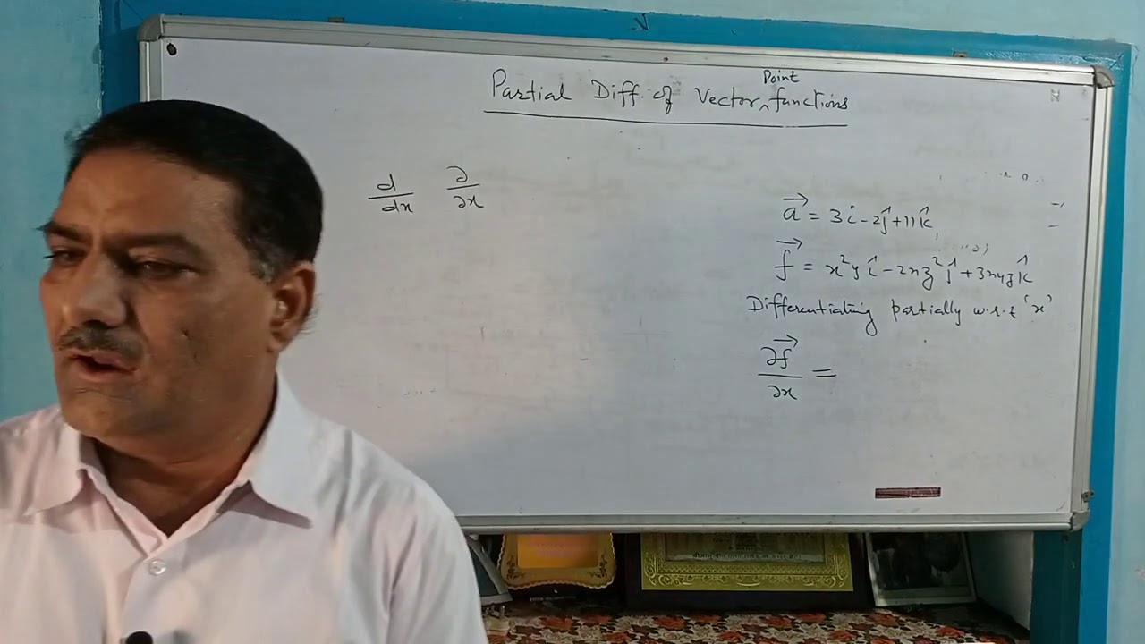 B Sc Pt 1 Vector Calculus by Prof P S Rathore - YouTube