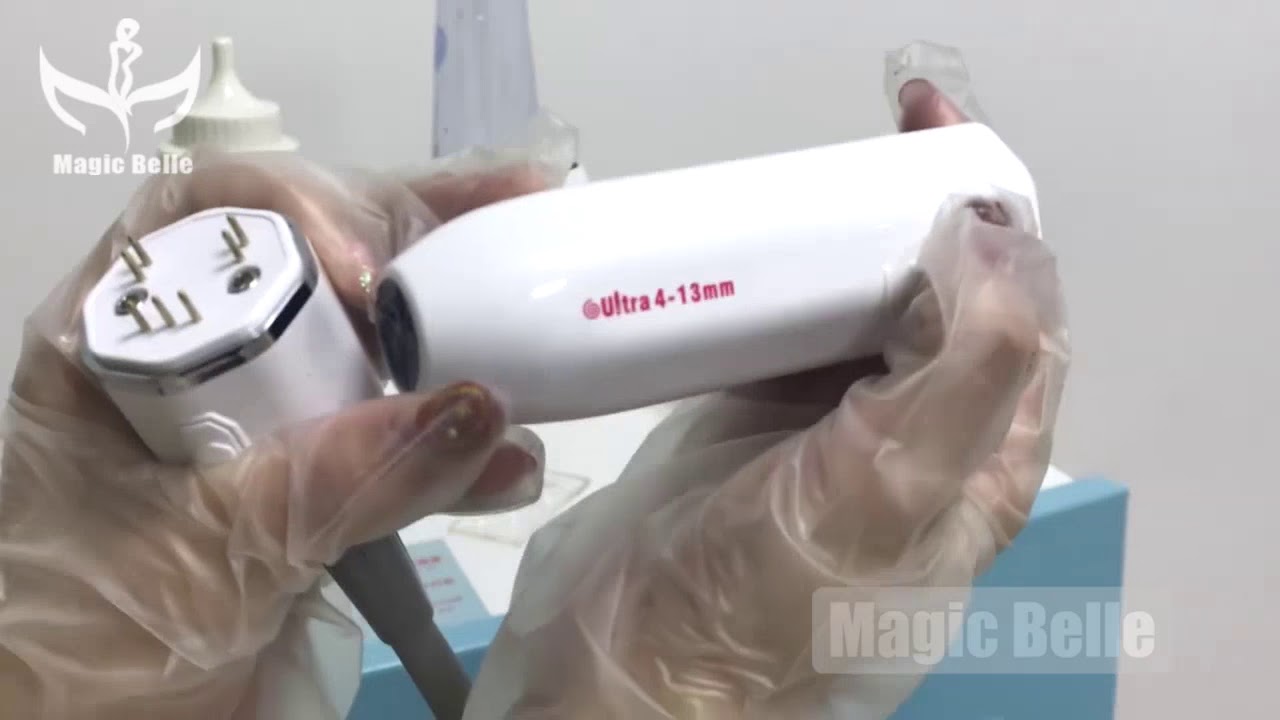 Ultra Spray HIFU machine test and treatment video on real person - YouTube