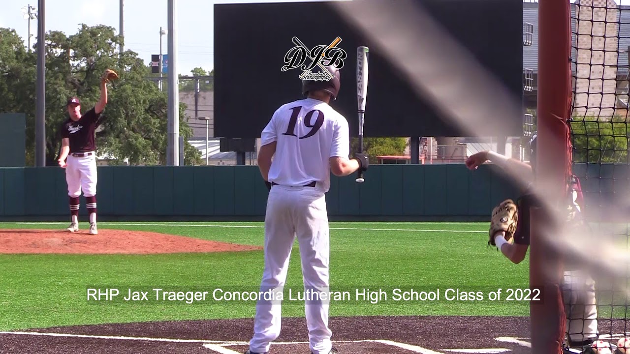 RHP Jax Traeger Concordia Lutheran High School Class of 2022 - YouTube