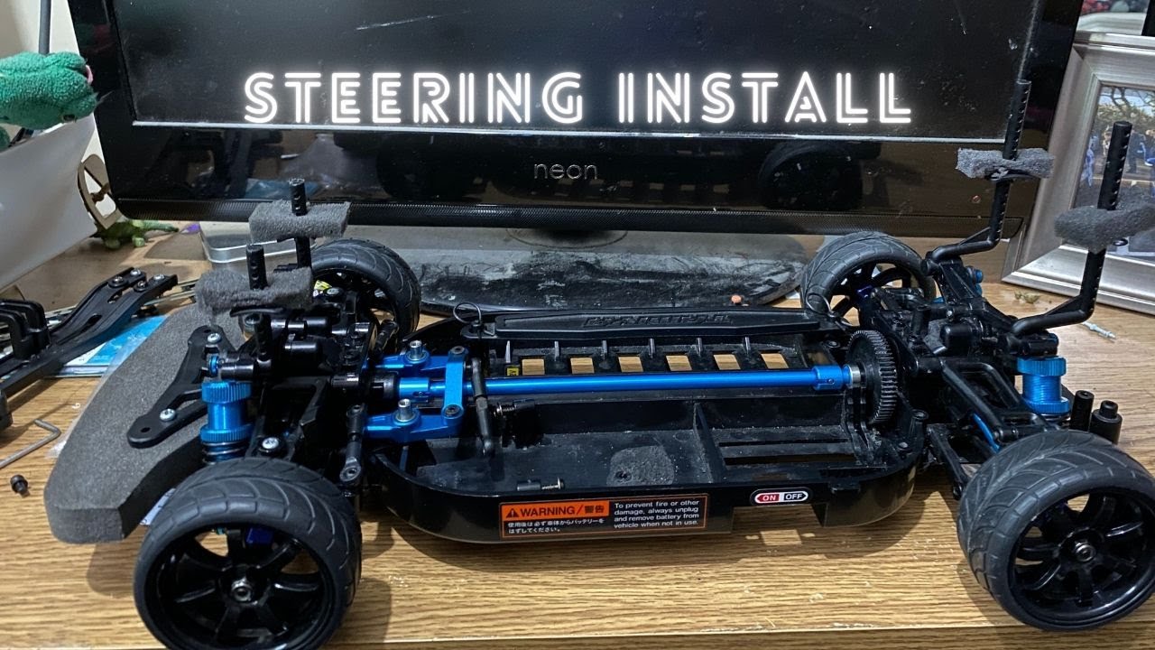 Yeah Racing Steering Install For Tamiya TT-01E - YouTube