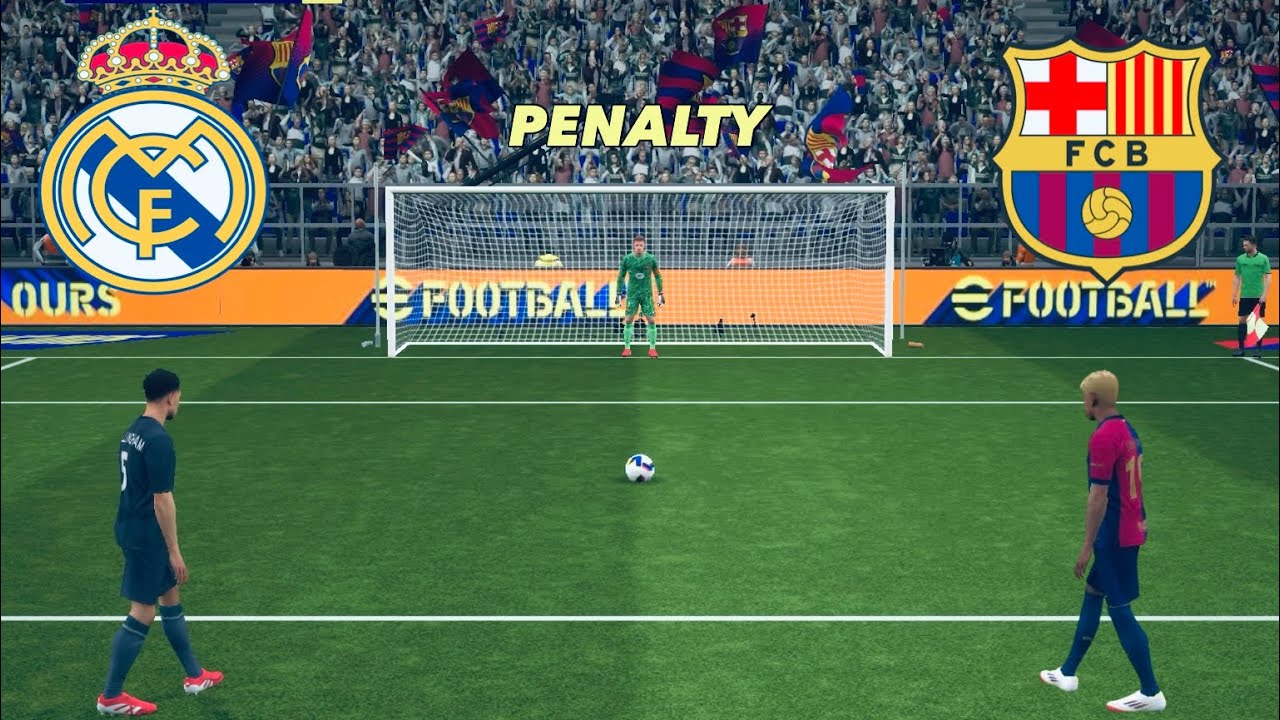 Penalty Shootout. RMA vs FCB | FC Barcelona vs Real Madrid Full Match ...