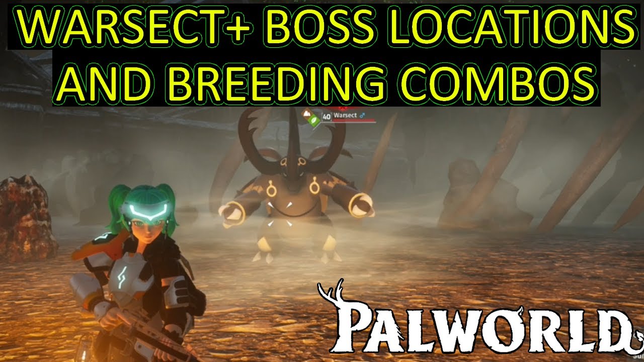 Palworld Warsect Location and Warsect Boss Location + Warsect Breed ...