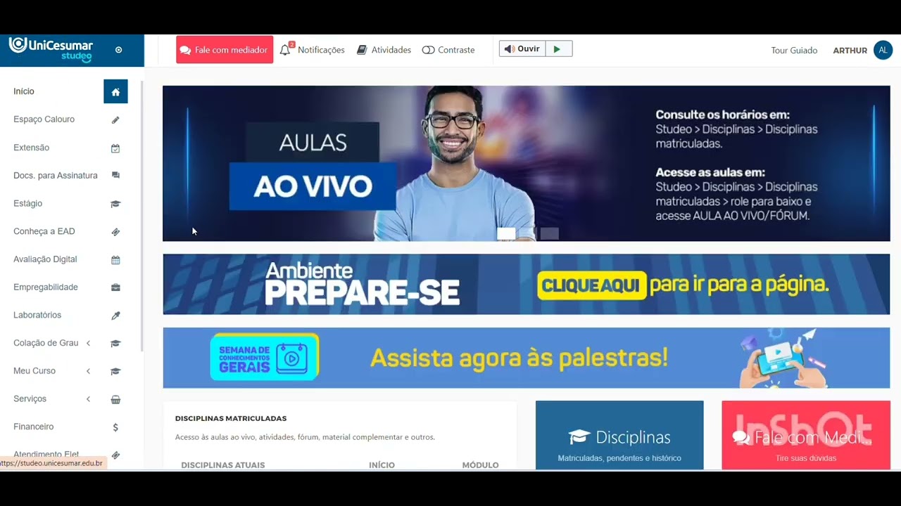 Ambientação Studeo - UNICESUMAR 2024 - YouTube