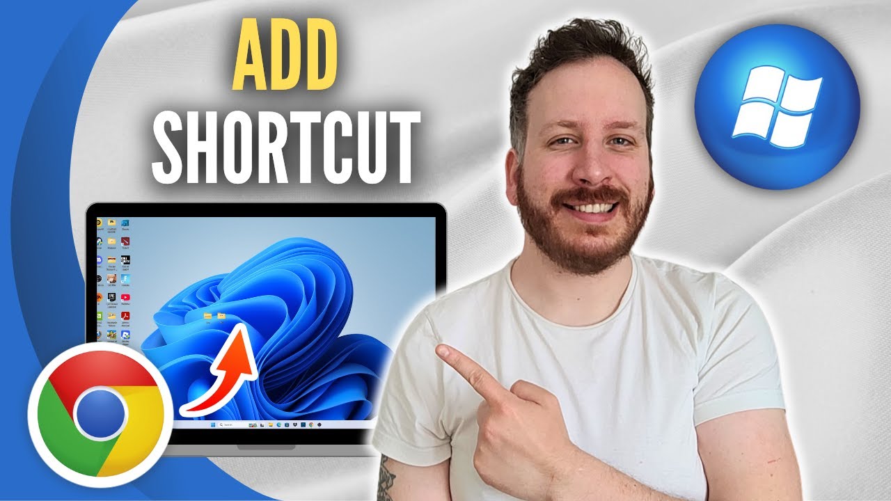 How To Add Chrome Shortcut To Desktop - YouTube