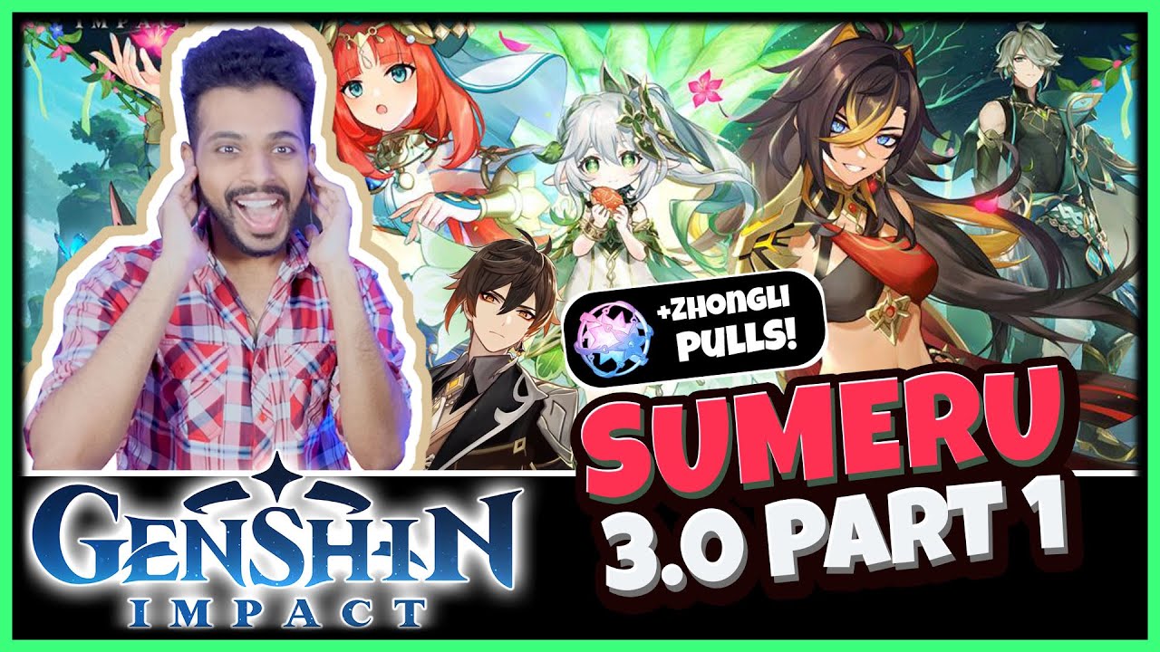 GENSHIN IMPACT 】 PATCH 3.0 UPDATE - ONWARDS TO SUMERU!! FIRST BLIND ...