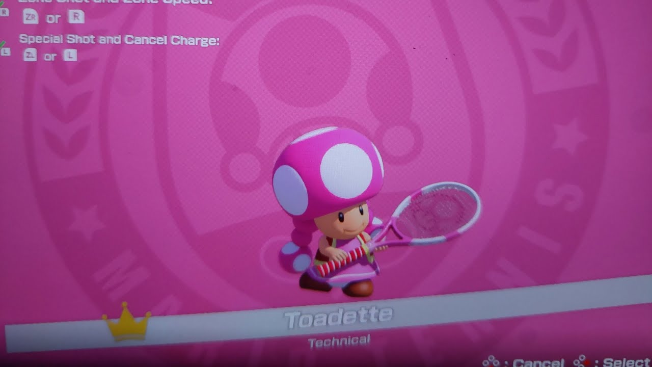 Mario Tennis Aces Com Tournament Toadette Youtube 8265