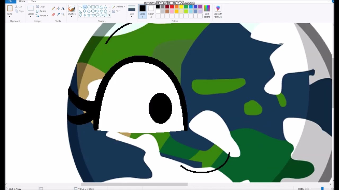 Earth Object cosmos speedpaint - YouTube